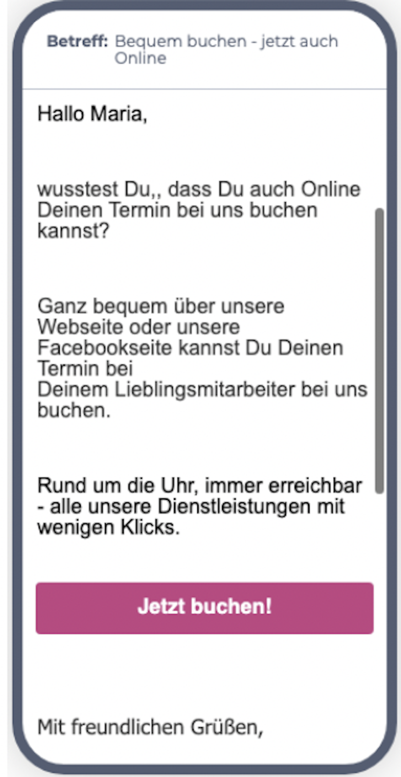 E-Mail-Marketing im einfachen 5-Stufen-Prozess | Phorest